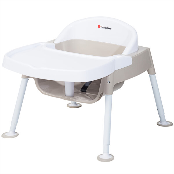 Foundations 4600247 Secure Sitter Premier 7"-13" White / Tan Height ...