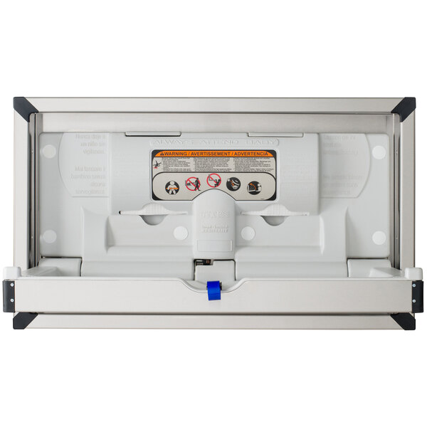 Foundations 100SSC-R Recessed Horizontal Stainless Steel Baby Changing ...