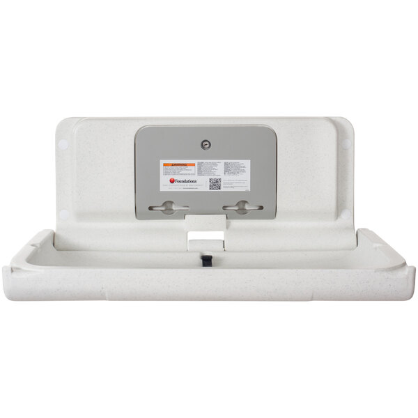 Foundations 200-EH-03 Ultra White Granite Horizontal Baby Changing ...