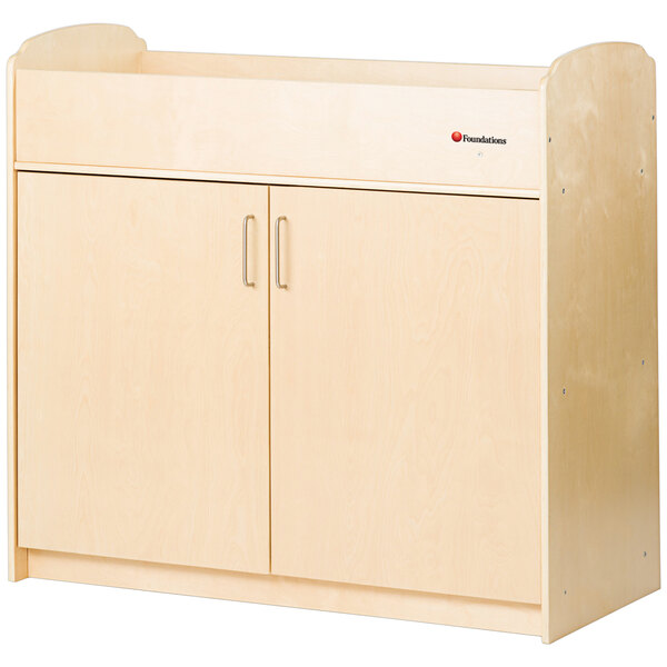 Foundations 1771047 Serenity 45" x 21 1/2" x 42" Natural Wood Changing ...