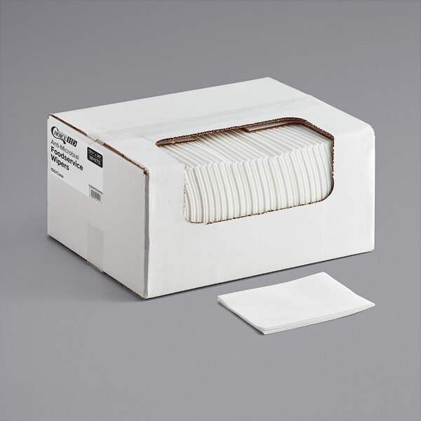 Choice Heavy Duty 13 1/2" x 20" White Medium-Duty Antimicrobial ...