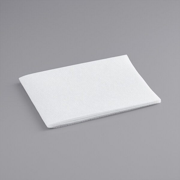 Choice Heavy Duty 13 1/2" x 21" White Medium-Duty Quat Compatible ...