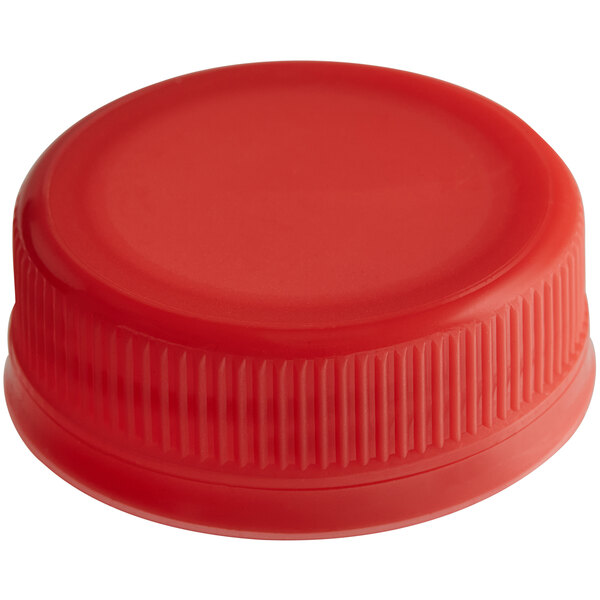 Red Unlined Tamper-Evident Cap for Juice Bottles - 100/Pack