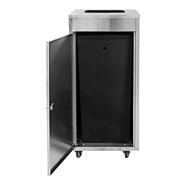 Ex-Cell Kaiser LDW-24 SS 24 Gallon Stainless Steel Rectangular Waste ...