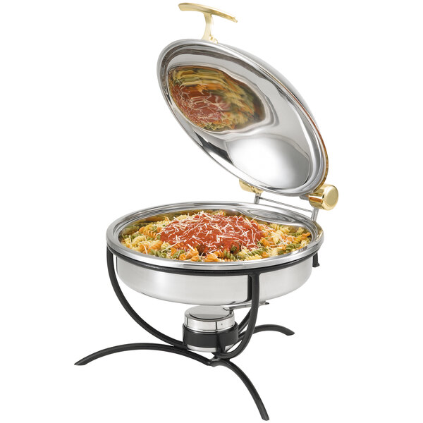 Vollrath 46549 Black Wire Chafer Stand for 6 Qt. Round Intrigue ...