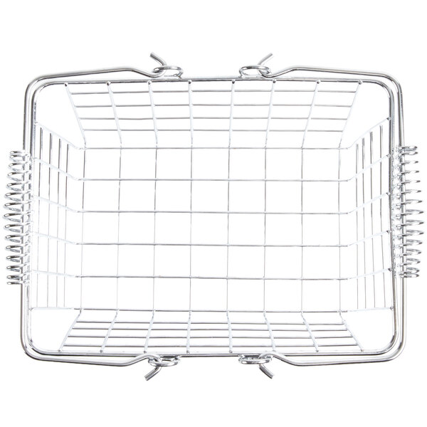 American Metalcraft RBHC759 Chrome Tabletop Market Basket - 9" x 7" x 5"