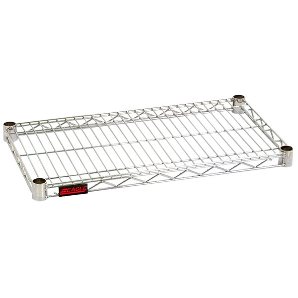 Eagle Group 1424C Chrome NSF 14" x 24" Wire Shelf