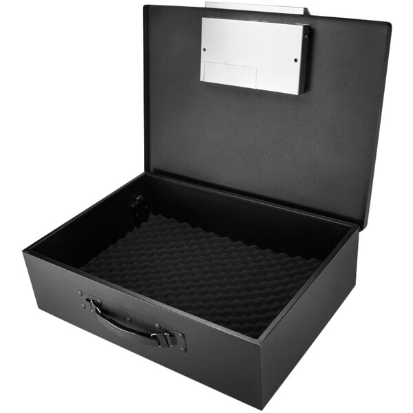 Barska AX11910 17 1/2" x 12 1/2" x 5" Black Steel Portable Security ...