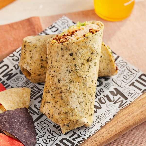 Father Sam's Bakery 12" Jalapeno Cilantro Tortillas 6/Case