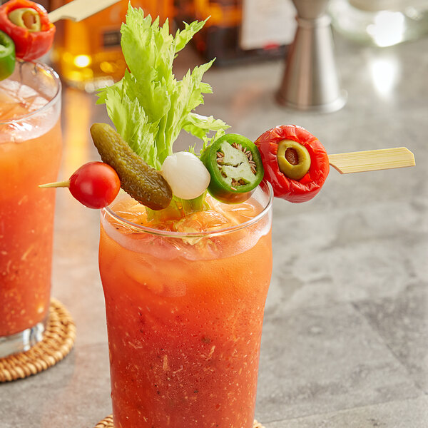 Bulk 7 7/8" Bamboo Paddle Food Picks - EcoChoice