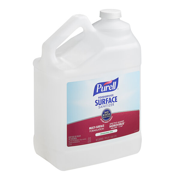 Purell® 4341-04 1 Gallon / 128 oz. Fragrance-Free Foodservice Surface ...