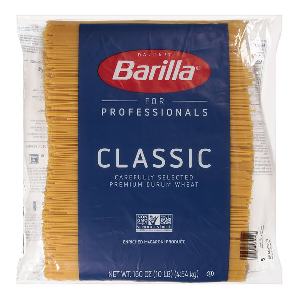 Barilla Spaghetti Pasta - 20 lb. | WebstaurantStore