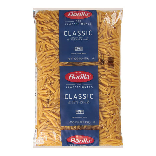 Barilla Penne Rigate Pasta - 20 lb. | WebstaurantStore