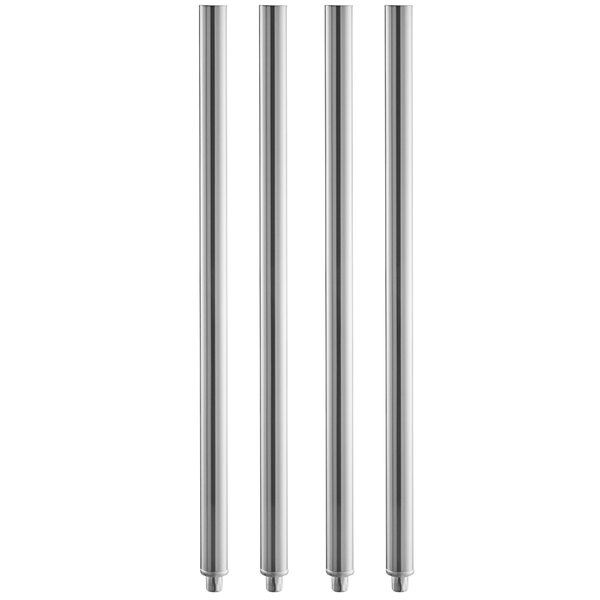 32 1/4" Stainless Steel Leg - 4/Pack
