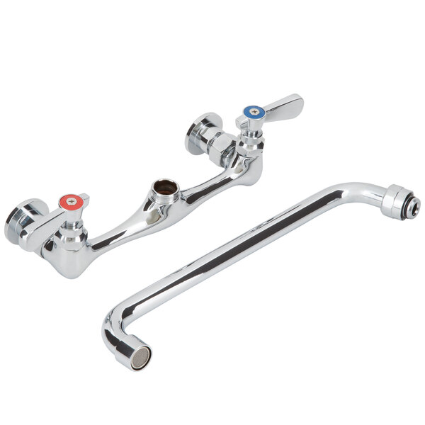 12" Wall Mounted Swing Spout Swivel Faucet with 8" Centers