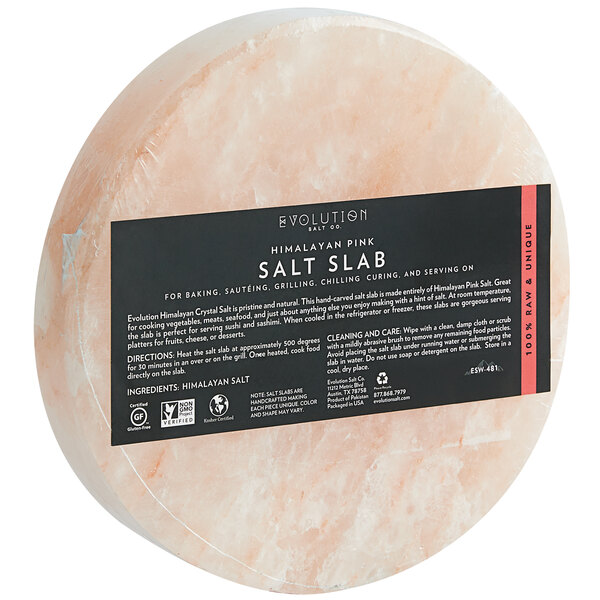 Round Himalayan Salt Slabs - 8" (4/Case)