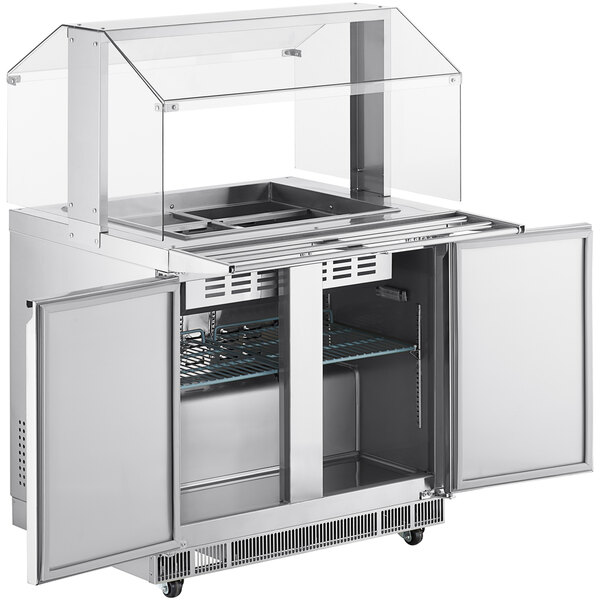 Avantco 36" Stainless Steel Refrigerated Salad Bar / Cold Food Table ...