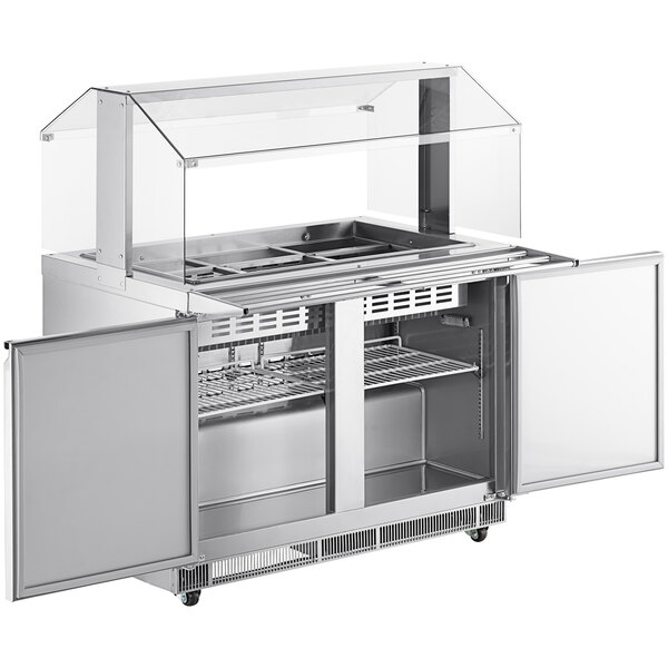 Avantco 48" Stainless Steel Refrigerated Salad Bar / Cold Food Table ...