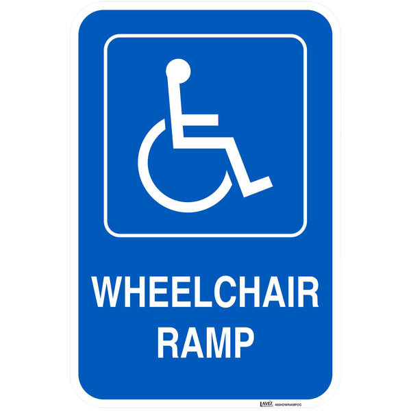 Lavex Industrial "Handicapped Parking / Wheelchair Ramp" High Intensity ...