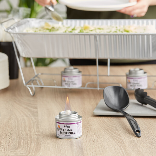 Choice 2 Hour Wick Chafing Dish Fuel with Safety Twist Cap - 12/Pack