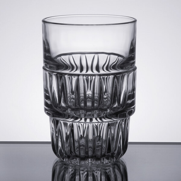 Libbey 15434 Everest 9 oz. Stackable Rocks / Old Fashioned Glass - 36/Case