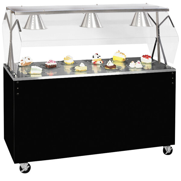 Vollrath 38706 2-Series 60" Black Portable Buffet / Serving Station ...