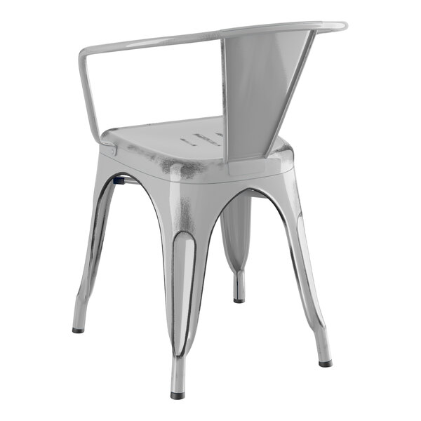 Lancaster Table & Seating Alloy Series Distressed Nickel Gray Outdoor ...