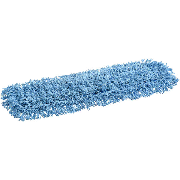 Rubbermaid FGJ25500BL00 36" Blue Twisted-Loop Blend Dust Mop