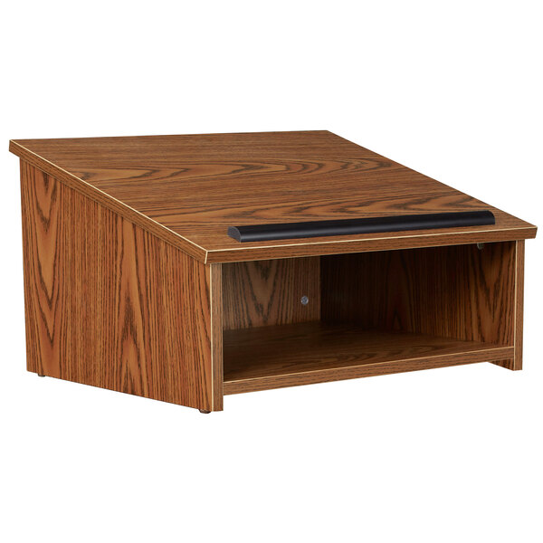 Oklahoma Sound 22-MO Medium Oak Finish Tabletop Lectern