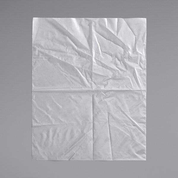 Choice 10" x 18" Clear Polyethylene Layflat Bag with 2 Mil Thickness ...