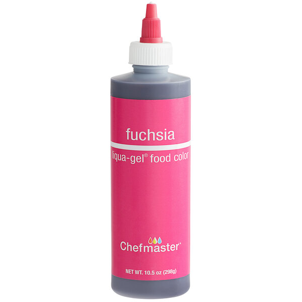 Chefmaster 10.5 oz. Fuchsia Liqua-Gel Food Coloring