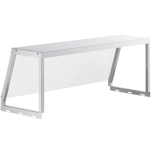 ServIt 423ST3ASG Angled Sneeze Guard for 3-Pan Steam Tables