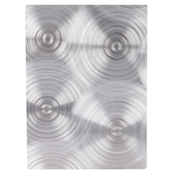 Menu Solutions ALSIN57-ST 5" x 7" Alumitique Single Panel Swirl Finish ...