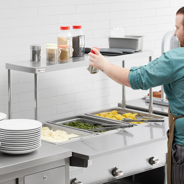 ServIt 423ST3OS1 Single Overshelf for 3-Pan Steam Tables