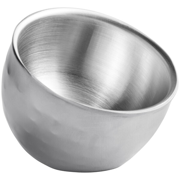 American Metalcraft HDWS2 2.5 oz. Hammered Finish Double Wall Stainless ...