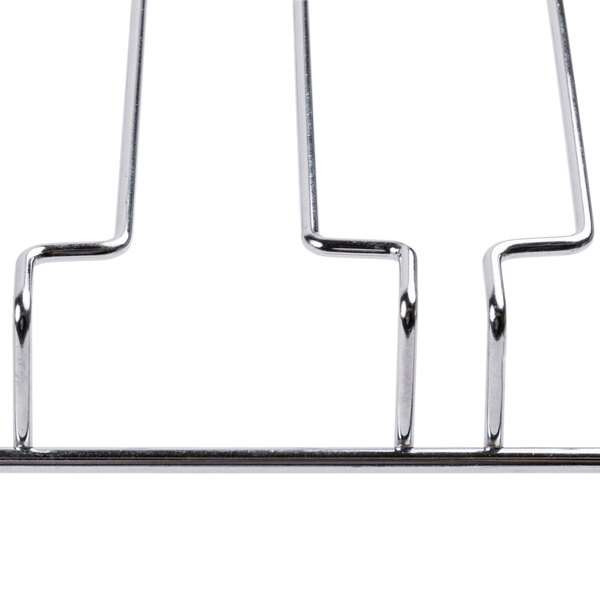 Regency 18" x 48" 11 Slot Chrome Wire Bar Glass Rack