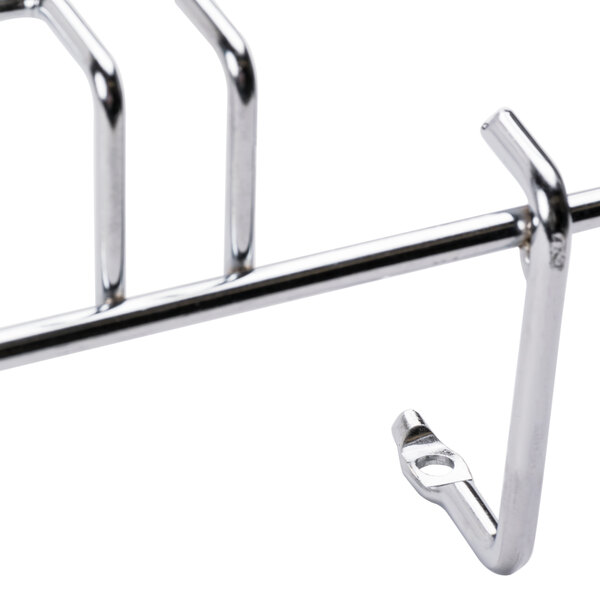 Regency 18" x 48" 11 Slot Chrome Wire Bar Glass Rack