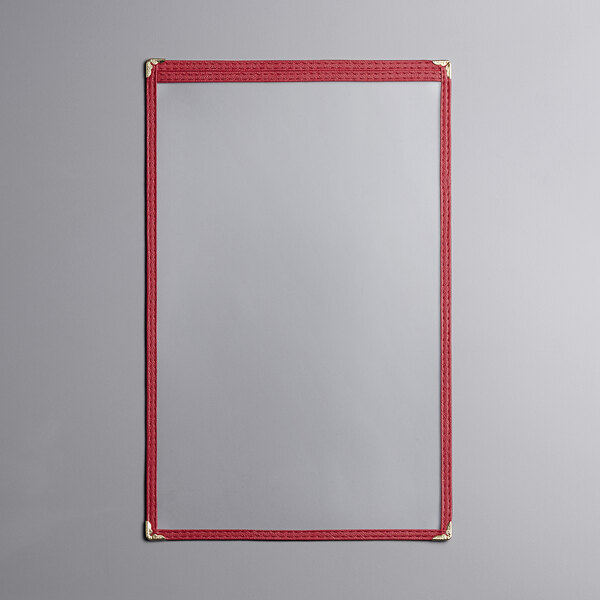Blank Menu Cover Design