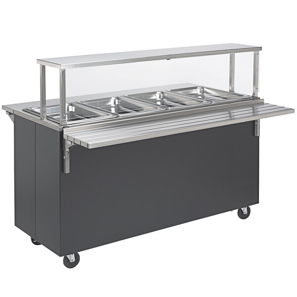 Vollrath 39710 2-Series 60" Black Affordable Portable Hot Food Station ...