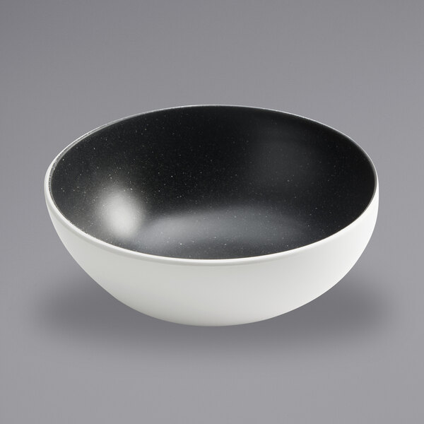American Metalcraft LFTBB9 Lift 68 oz. Speckled Black and White Slanted ...