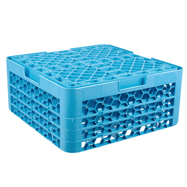 Carlisle RG25-314 OptiClean 25 Compartment Glass Rack with 3 Extenders