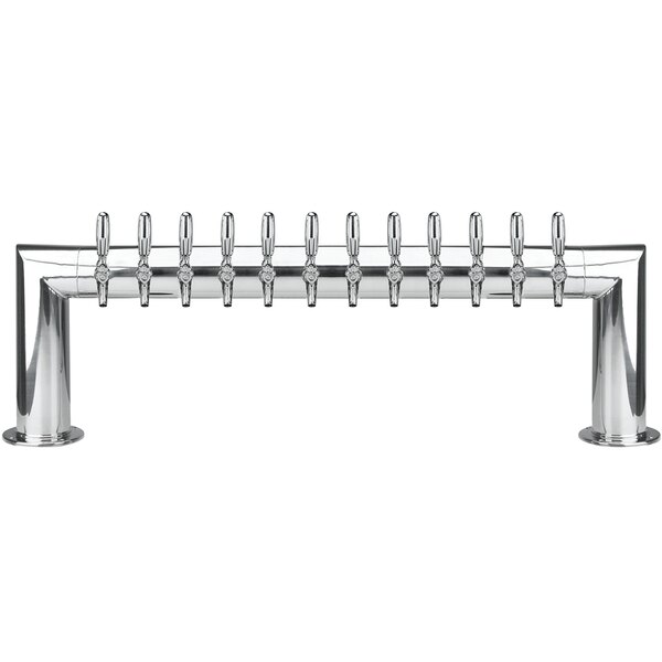 Micro Matic PT4A-12PSS Polished Stainless Steel Air Cooled 12 Tap Tower ...