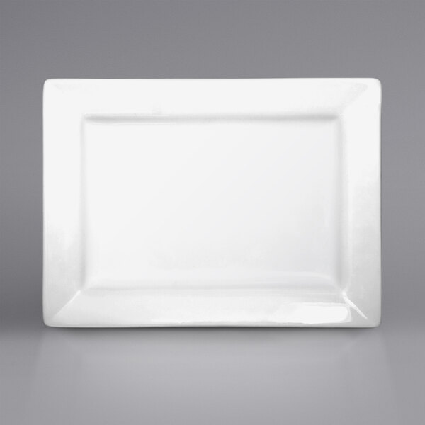 International Tableware EL-28 Elite 8" x 5 5/8" Bright White ...