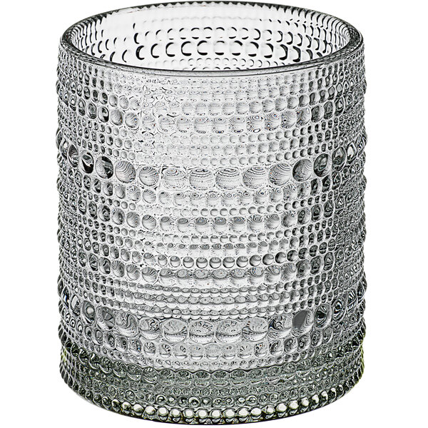 Fortessa Jupiter 10 oz. Smoke Gray Rocks / Double Old Fashioned Glass ...