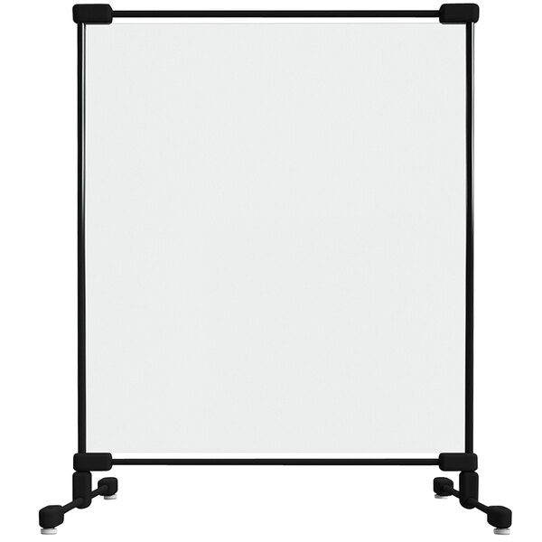 Goff's 34430 15" x 18" Clear PVC Desktop Personal Safety Partition with ...