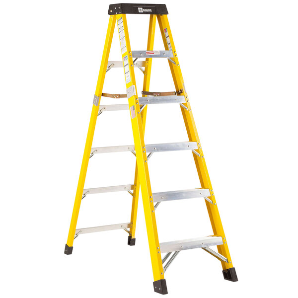 Bauer Corporation 35006 350 Series Type 1AA 6' Safety Yellow Fiberglass ...