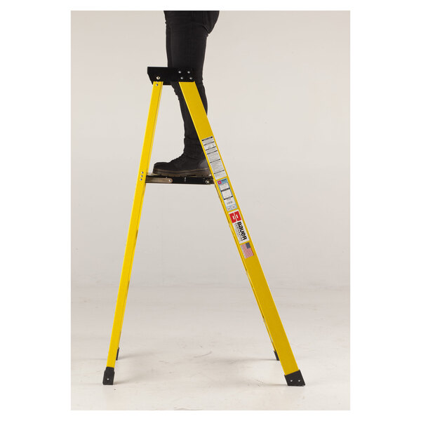 Bauer Corporation 35106 351 Series Type 1AA 6' Safety Yellow Fiberglass ...