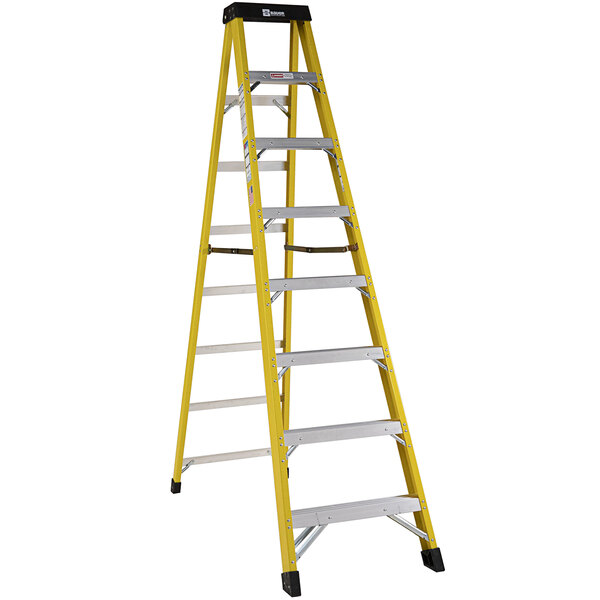 Bauer Corporation 30808 308 Series Type 1AA 8' Safety Yellow Fiberglass ...