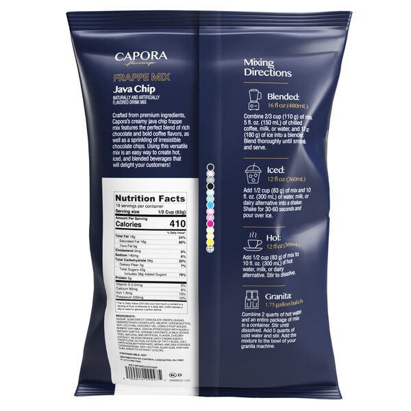 Capora 3.5 lb. Java Chip Frappe Mix