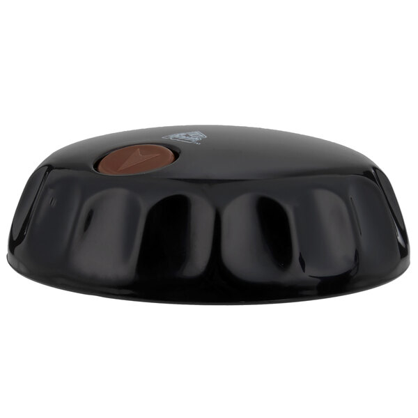 Vollrath 52126 SwirlServe Tilt & Pour 10 oz. Black Beverage Server